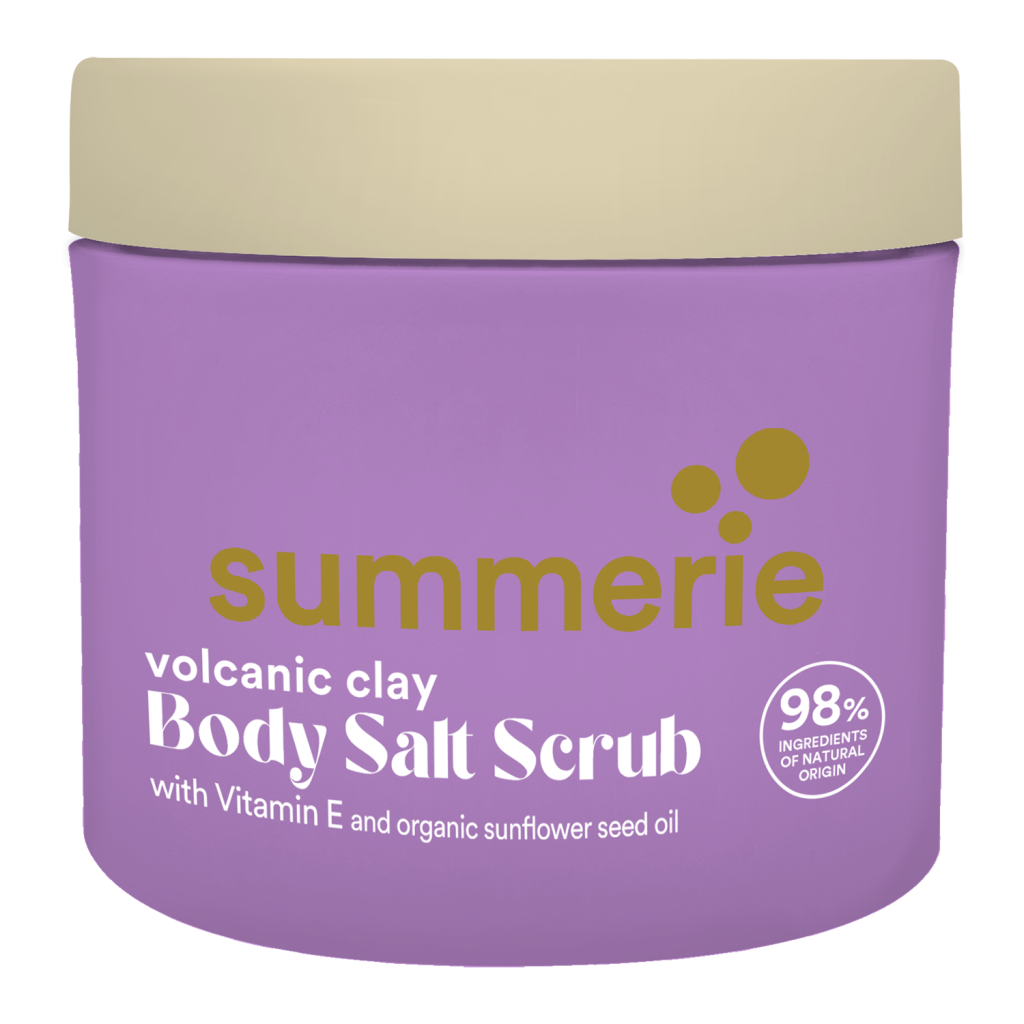 Volcanic Clay Body Salt Scrub with Vitamin E – Summerie